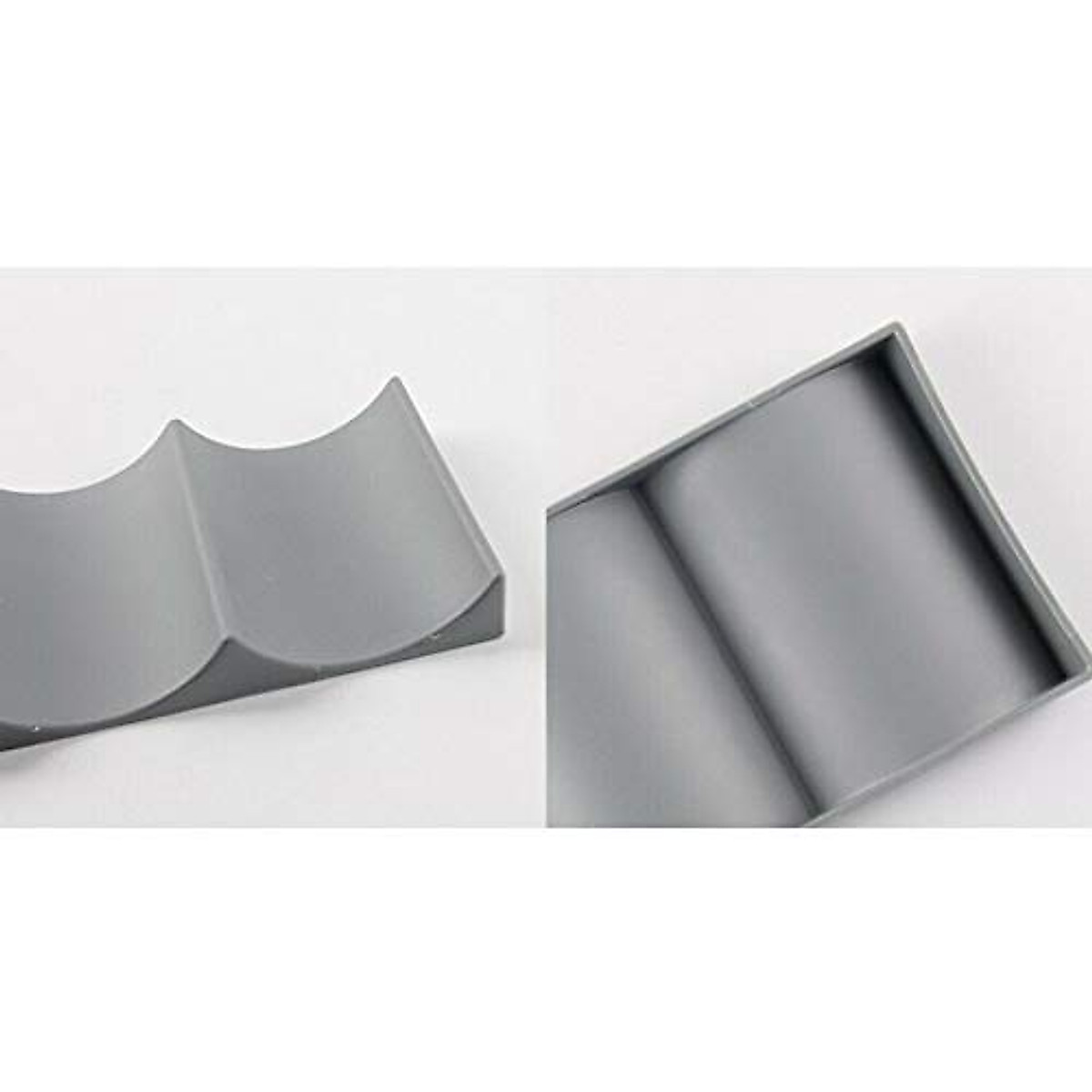 Creative Fridge Monkey Mat Refrigerator Organizer - Elegant and Modern Wine Rack Table Top Wine Storage Stacks Cans and Bottles for Easy Storage (Milky White)