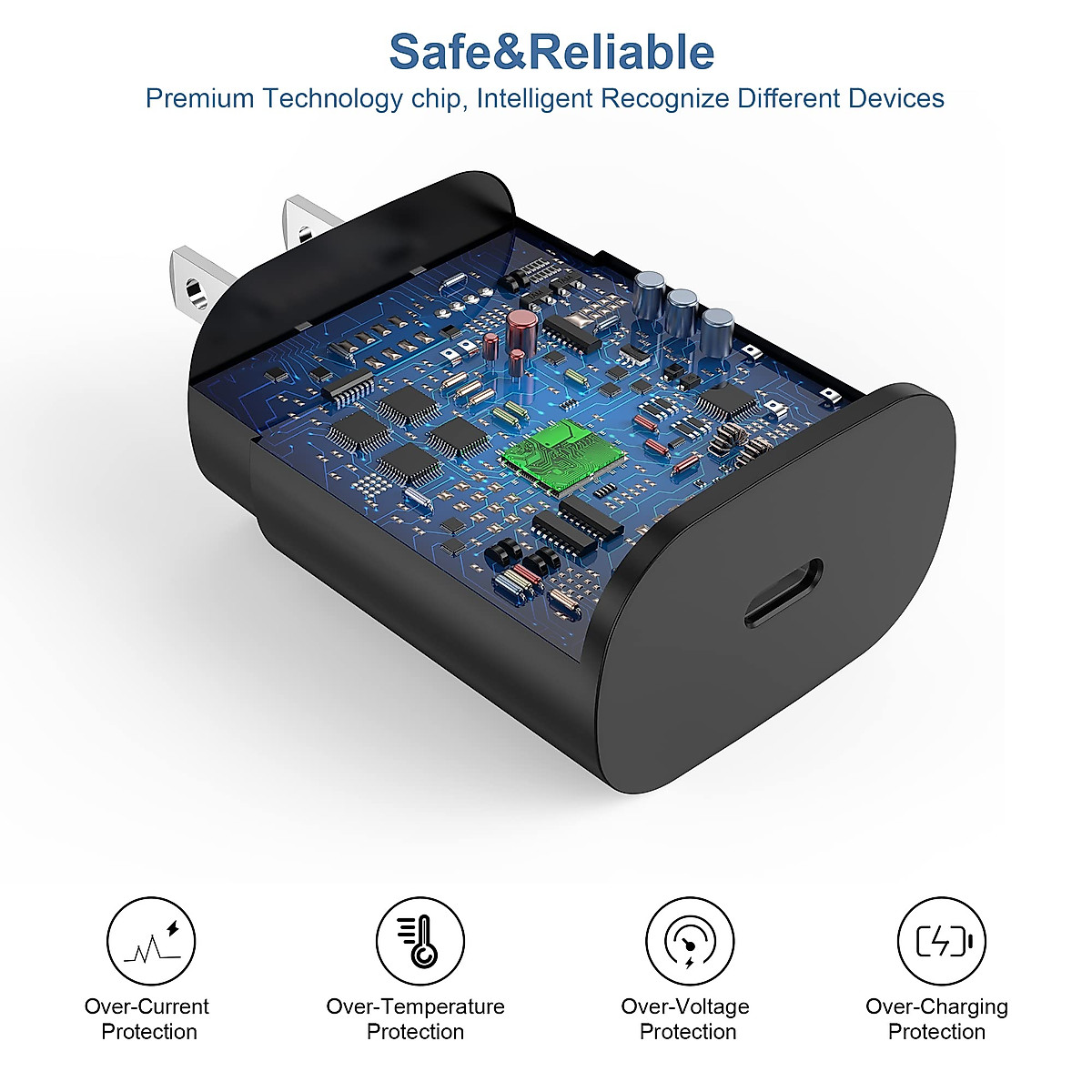 Type C Charger Fast Charging 3Pack 25W USB C Super Fast Wall Charger Block with 10ft Extra Long C to C Charging Cable for Samsung Galaxy S22, iPhone 15 Pro Max /S20/S21 Ultra/Plus, Note 20 / Note 10