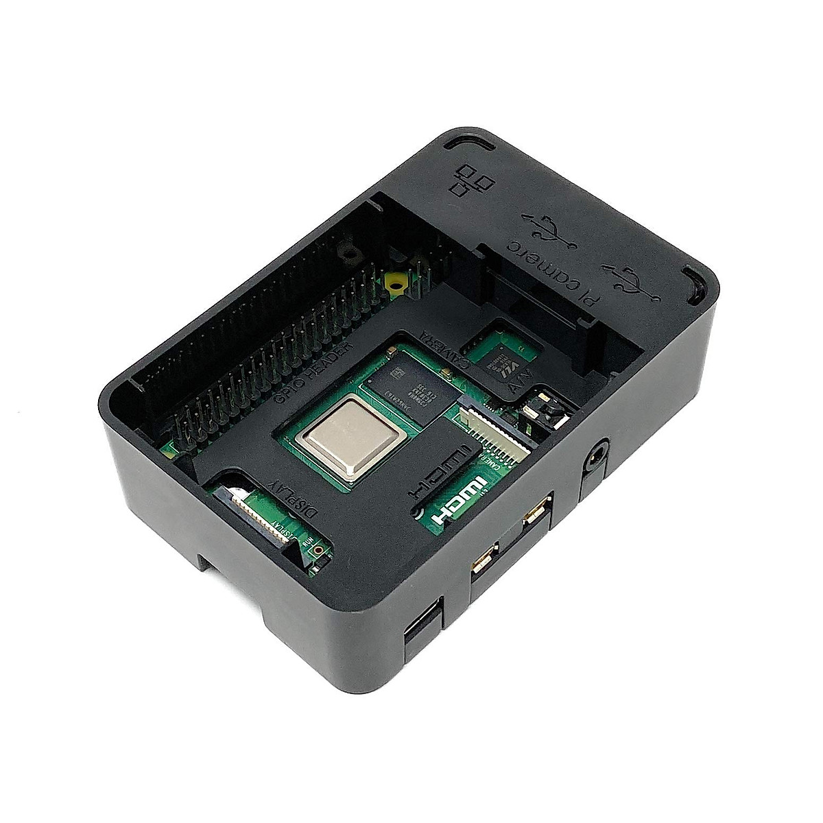 iPhoenix Raspberry Pi 4 B (Model B) Case (Black)