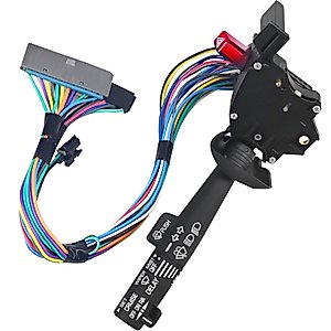 Multi-Function Combination Turn Signal Switch Wiper Hazard Cruise Control Switch for 1995-2002 Che-vy Tah-oe, Bla-zer, Sub-Urban, GM-C K1500, Sie-rra by Sikawai Replaces 2330814 26100985 26036312