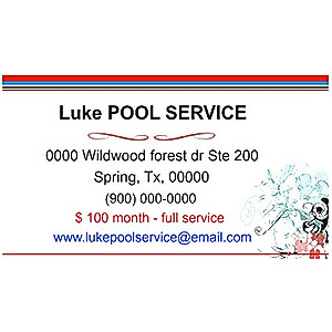 100 Business Cards with excellent Colors for Personal or Business use