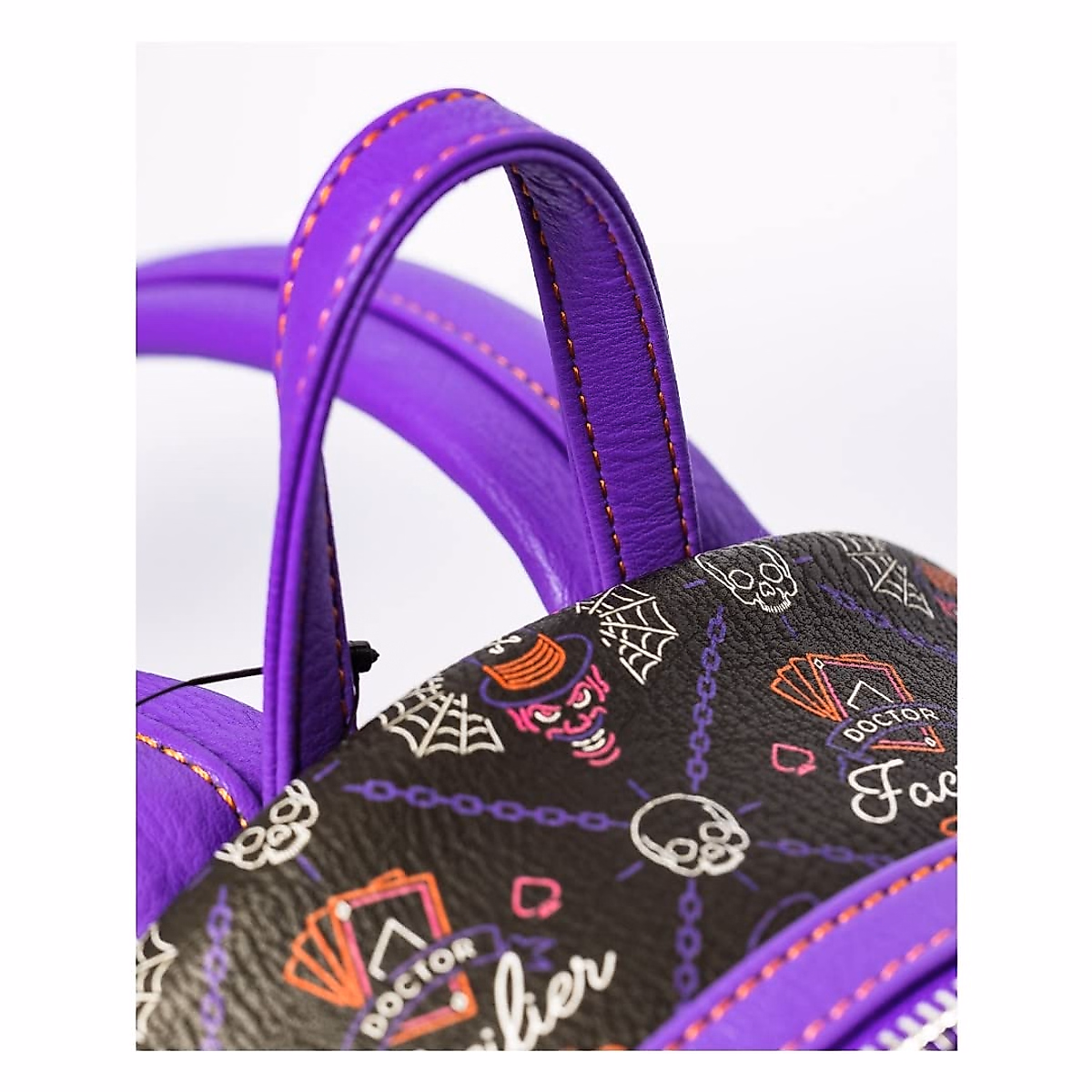 Loungefly x Disney Villains Dr Facilier AOP Mini Backpack Purple
