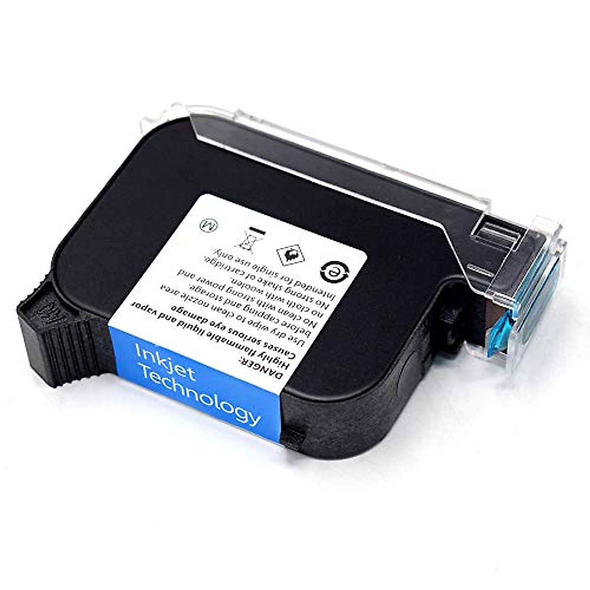 TOAUTO Original Portable Ink Cartridge Quick-Dry Replacement 42ml Ink Cartridge for Handheld Inkjet Printer Coding Machine（Black）