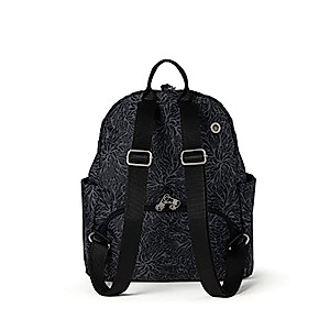 Baggallini Women's Anti-Theft Vacation Backpack, Midnight Blossom, One Size