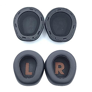 Q800 Replacement Earpads Protein Leather Ear Pads Cushions Cover Repair Parts Compatible with JBL Quantum 800 Wireless Over-Ear Performance Gaming Headset (Black)