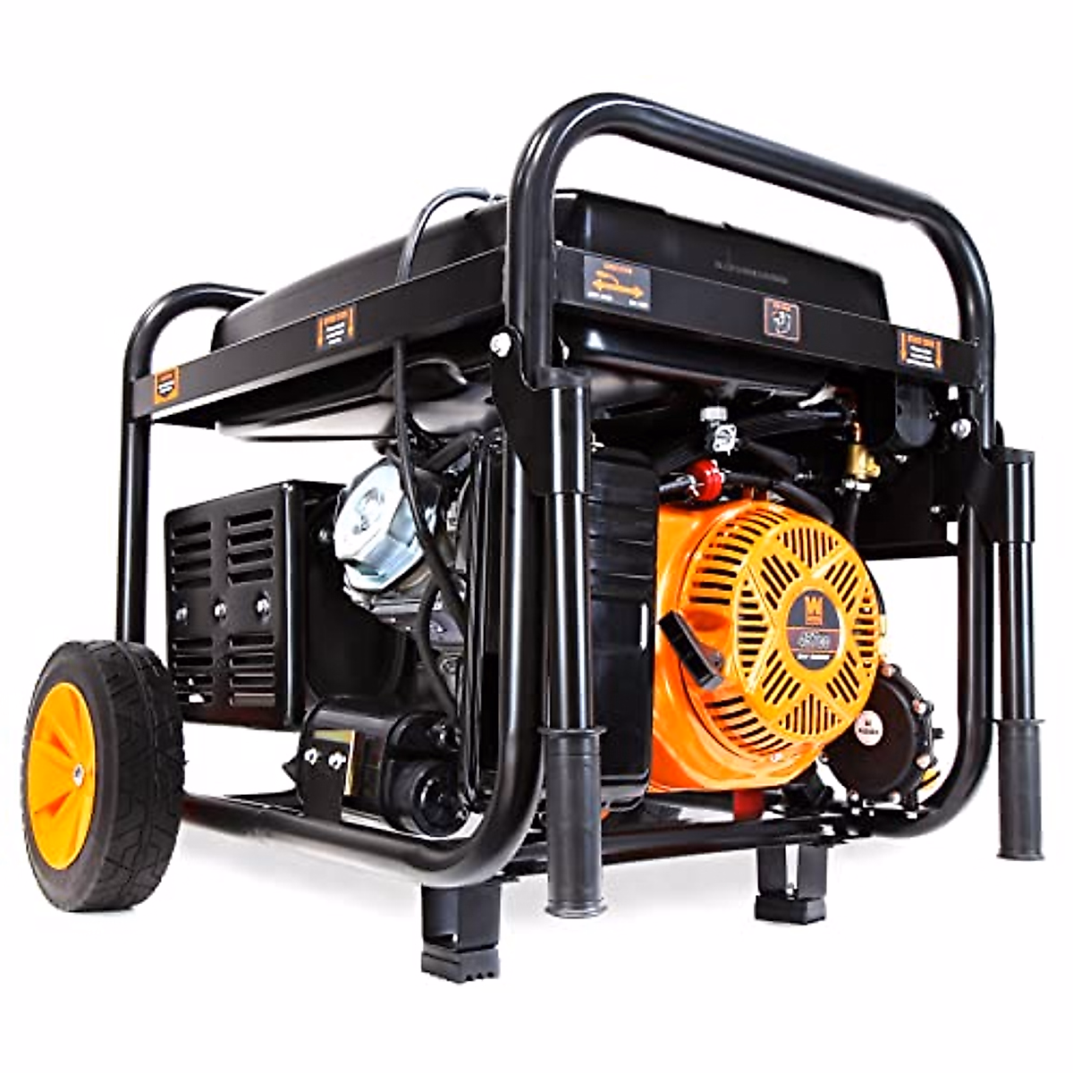 WEN DF1100X 11000-Watt Electric Start Portable Generator with Wheel Kit and CO Shutdown Sensor, Black