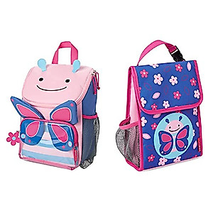 Skip Hop Diaper Bag Baby Essentials Gift Set with Diaper Bag, Pacifier Pocket, and Wipes Case, Forma Grey