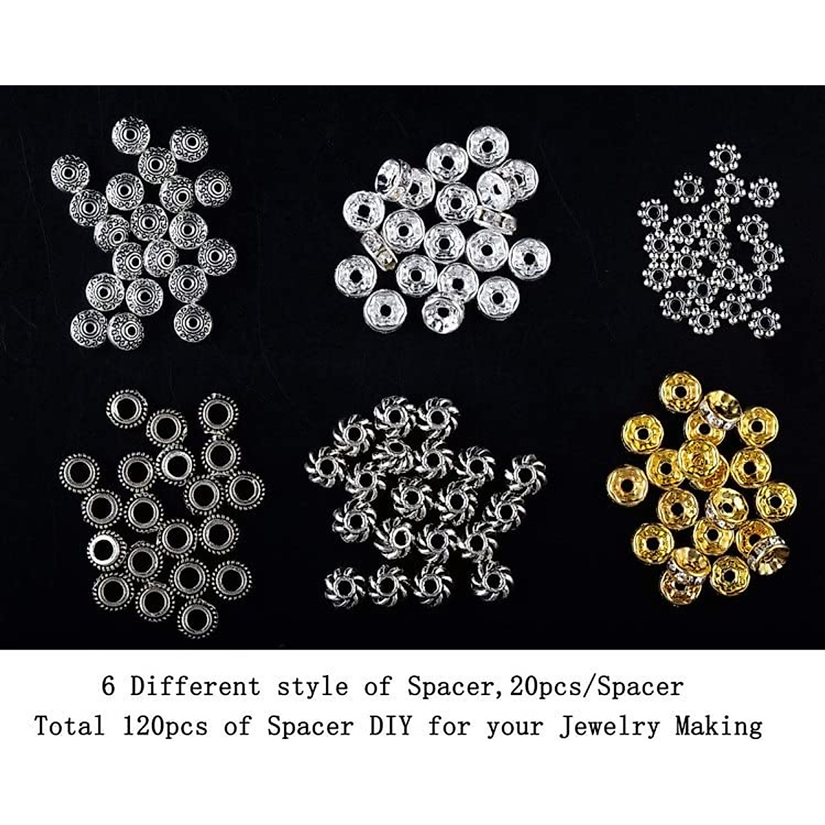 Marycan 8mm Crystal Beads for Jewelry Making, Natural Stone Healing Beads for Bracelets, Gemstone Beading & Jewelry Necklace Making DIY Kit for All People