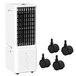 Evaporative Air Cooler, SKYICE 3-IN-1 Bladeless Cooling Fan,Portable Air Conditioner Wheels for JDAC69R