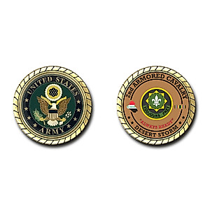 2nd Armored Cavalry Regiment Desert Storm Challenge Coin - Officially Licensed