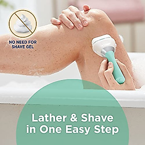 Schick Intuition Sleek Razors for Women with Sensitive Skin | 1 Razor & 3 Intuition Razor Blades Refill with Organic Aloe