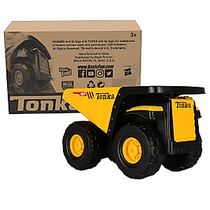 Tonka Steel Mighty Dump Truck - Yellow, For Ages 3+, Made of Steel and Plastic