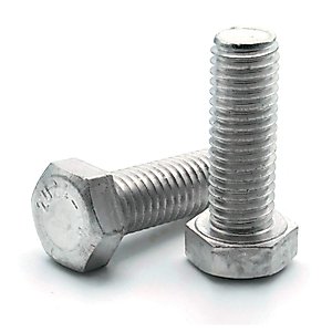 Aluminum Hex Bolts 1/4-20 Full Thread Hex Cap Screws 1/4-20 x 1 inch QTY 25