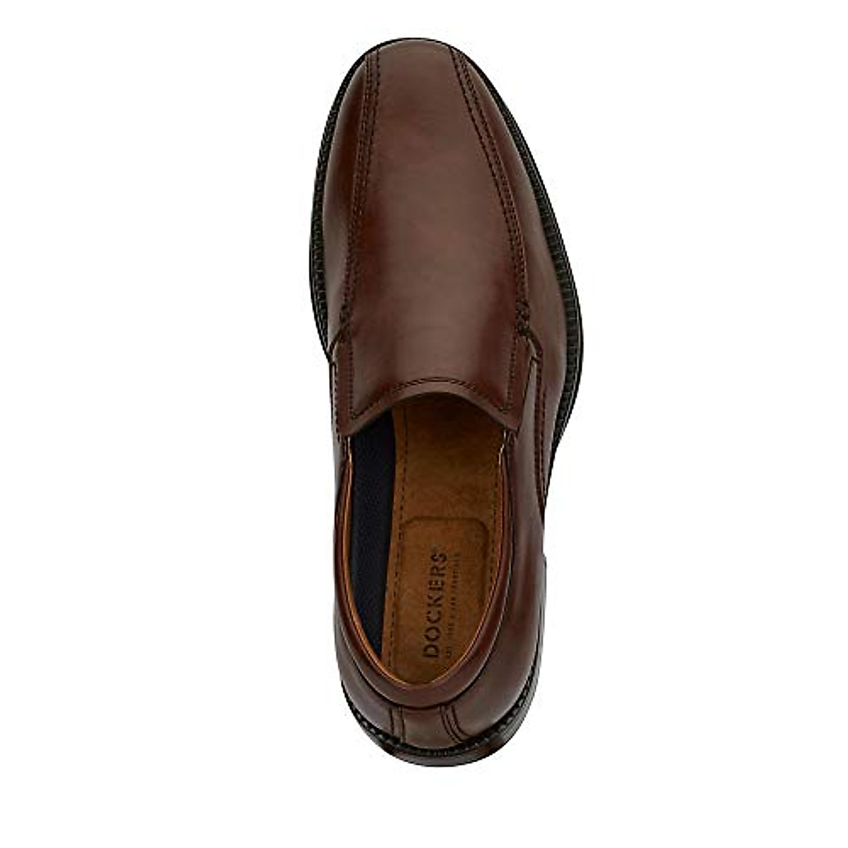 Dockers Mens Greer Dress Run Off Loafer Shoe, Brown, 12 W