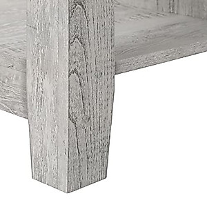 Monarch Specialties I 3564 Tv Stand, 48 Inch, Console, Media Entertainment Center, Storage Shelves, Living Room, Bedroom, Laminate, Grey, Contemporary, Modern