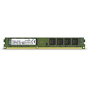 Kingston Technology ValueRAM 8GB 1333MHz DDR3 Non-ECC CL9 DIMM Desktop Memory 8 (PC3 10600) KVR1333D3N9/8G