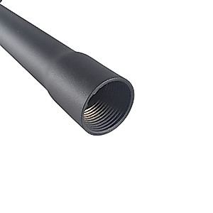 Upgrade Exhaust Pipe With Female Threaded For Predator 212cc 196cc Go Kart& Mini Bike, For Coleman Powersports CT200U,CT200U-EX,BT200X Black