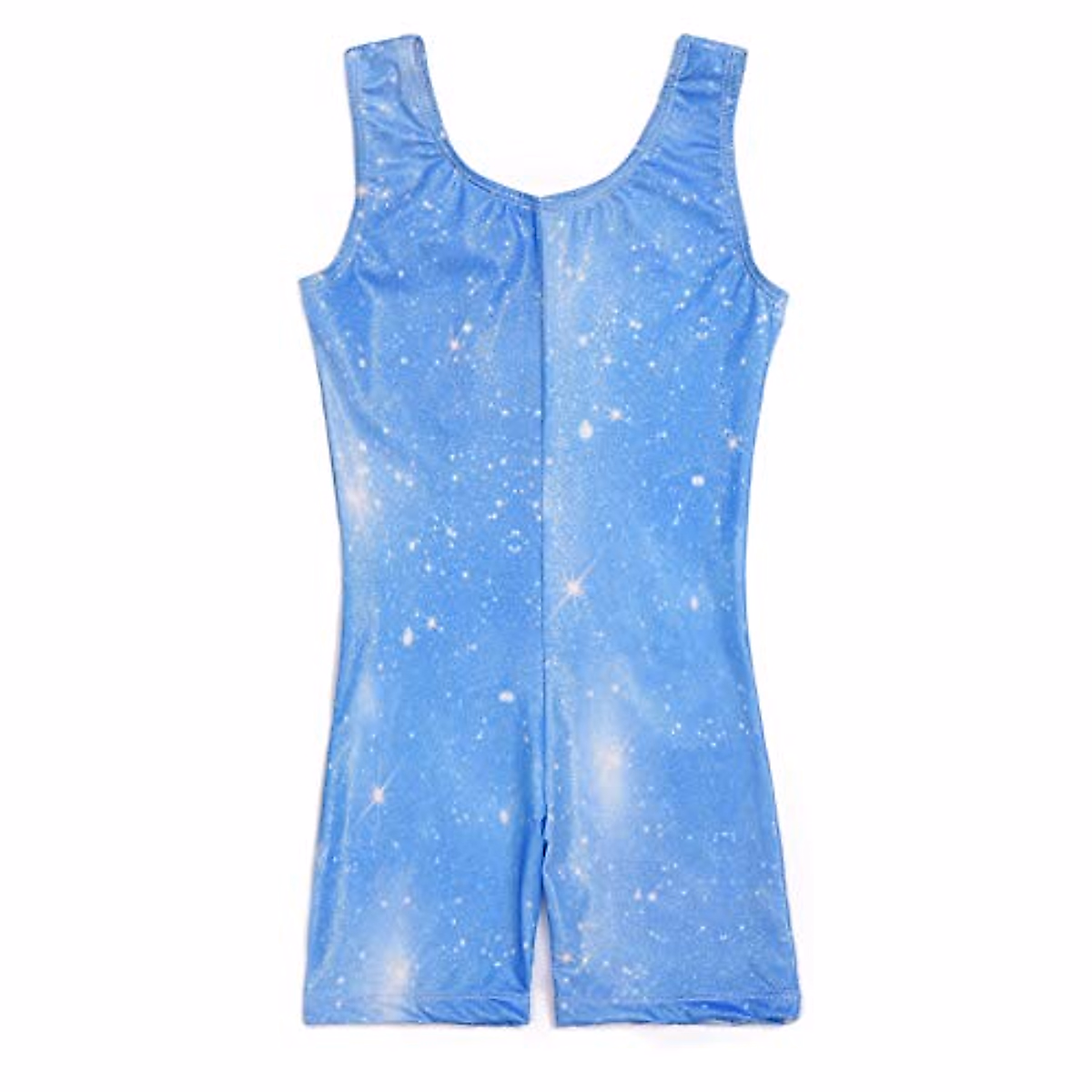 DANSHOW Gymnastics Leotards for Girls Kid Shiny Biketard Child Athletic Unitard(40701-S)
