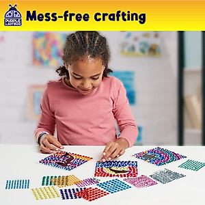 SUNGEMMERS Big Gem Mermaid & Dolphin Diamond Window Art Suncatcher Kit for Kids 6-8 9 10, Birthday Gifts for 7 Year Old Girl, Arts and Crafts for Girls Ages 8-12, Easter Basket Stuffers for Kids