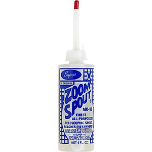 Supco M098 G84-620 Zoom Spout, Multi Purpose Precision Oiler, White, 1.5 x 2.5 x 3.5 Inch