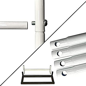 7.2/7.5ft Garden Arch Arbour Plant Support Archway Rose Arches Frame Strong Stable Wedding Arch Free Standing 3.9-9.8ft Wide Metal Trellis Arbor,Strong Weather Resistant Assemble Freely (Color : Blac