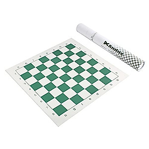 Andux Chess Game Rollable Chessboard XQQP-01 (Green,35x35cm)