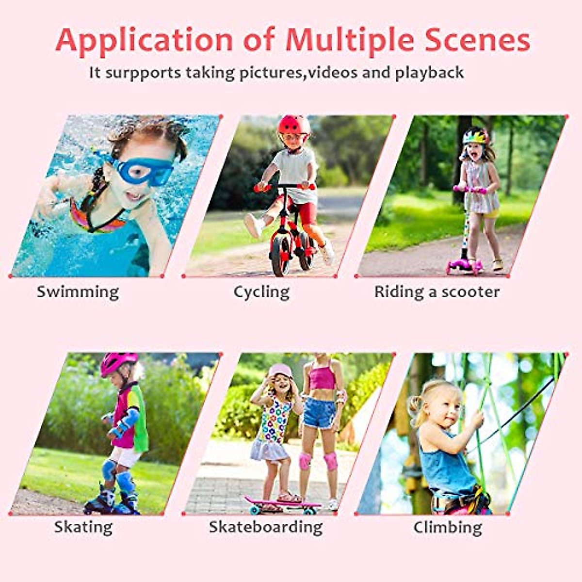 Agoigo Kids Waterproof Camera Christmas Birthday Festival Gifts for Boys Girls Age 3-9, Mini Digital Cameras for Children, Portable Toddler Toys for 3 4 5 6 7 8 9 Years Old with 32GB Card (Yellow)