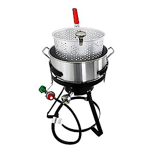 Chard FFPA105 Fish and Wing Fryer, Silver