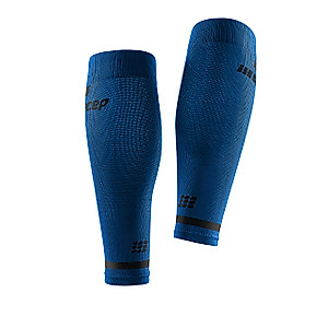 The Run Calf Sleeves 4.0, Blue, Men, III
