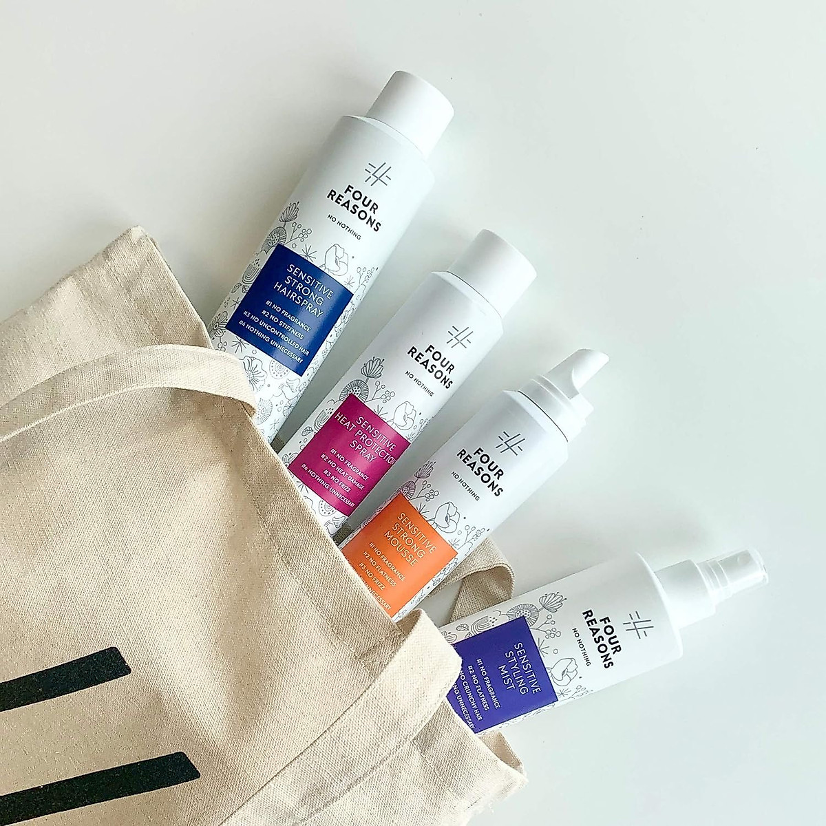 No nothing Very Sensitive Strong Hair Volumizing Mousse - Hypoallergenic, Unscented, Free from Fragrance, Paraben, Alcohol and Gluten, Soy-Free, 6.8 oz