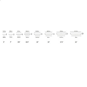 The HC Companies 10.5 Inch Round Prima Plastic Plant Saucer - Indoor Outdoor Plant Trays for Pots - 10.63 Inchx10.63 Inchx1.26 Inch in Black