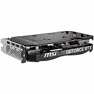MSI Gaming GeForce RTX 4060 Ti 8GB GDRR6 128-Bit HDMI/DP Nvlink TORX Fan 4.0 Ada Lovelace Architecture Graphics Card (RTX 4060 Ti Ventus 2X Black 8G OC)