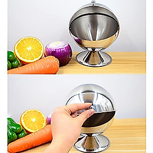 Peohud 2 Pack Stainless Steel Sugar Bowl with Roll Top, Sugar Cube Holder, Candy Jar Cookies Mints Holder Bowl for Home Kitchen, Office, Parties