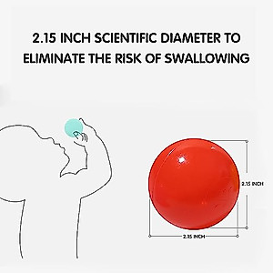 Dintdige Ball Pit Ball 2.2inch 100PCS for Baby Toddlers,Toys for Ball Pool Play Pit Playpen, Indoor Outdoor Play,Ball Pit Play Tent, Baby Pool Water Toys