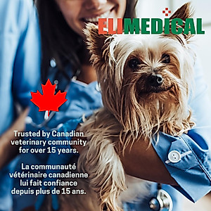 Elimedical Veterinary Insulin Syringe, U-40 (40IU), 0.5cc (ml), 29g x ½ inch (12.7mm), Half Unit Marking, Individually Packed, for Pet Cat or Dog, 100 per box, 05V2913B