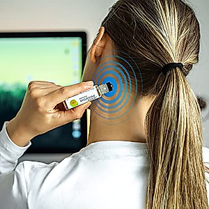 Migrastil Migraine Stick® Rollon - Fast Cooling Comfort for Your Head. Aromatherapy with Peppermint & Other Essential Oils. Metal Roller. Made in USA by Basic Vigor