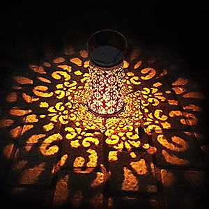 Green Convenience Solar Lanterns Outdoor 2 Pack Outdoor Solar Hanging Lantern Lights,LED Solar Light with Handle Waterproof Outdoor Solar Lanterns,for Table Patio Yard Pathway Christmas