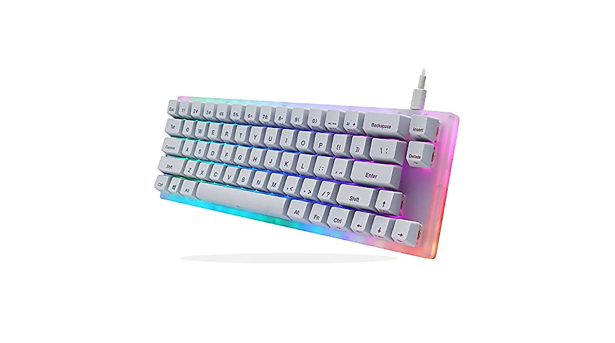 Womier K66 60% Mechanical Keyboard with RGB & Hot Swappable