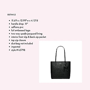 kate spade handbag for women Brynn tote, black