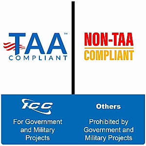 ICC Voice Grade Telephone Keystone Jack with Slim Profile 180 Degree Punch Down, 6P6C RJ11, UL Listed TAA Compliant for Wall Plate or Patch Panel, Works with JackEasy Termination Tool, Black