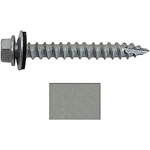 #14 Metal Roofing Screws: (250) Screws x 2" Galvanized Hex Head Sheet Metal Roof Screw. Self Starting Metal to Wood Sheet Metal Screws with EPDM Washer. for Corrugated Roofing