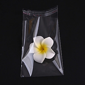 1000pcs 3" x 4" Cellophane Adhesive Bags Clear Self Sealing Earring Bags Small Cello Bags 1 Mil for Jewelry Soap Candies Bakery Candle Cookie Card (9 Sizes to Choose from)