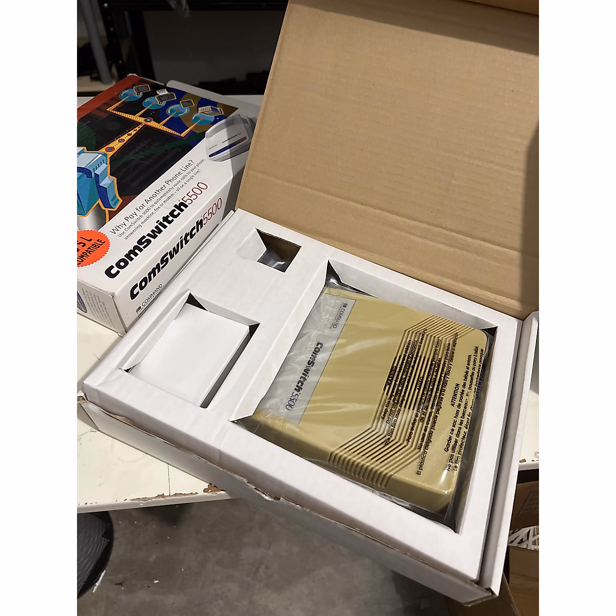 Command Communications Comswitch 5500 3-Port Phone/Fax Modem Line Sharing Device