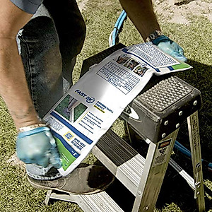 Fast 2K Fence Post Mix and Concrete Alternative and Replacement for Fence Post and Mail Post Installs. 32.8 oz Bag of Expanding Composite Footing Compound