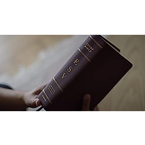 ESV Study Bible, Large Print (Bonded Leather, Burgundy)