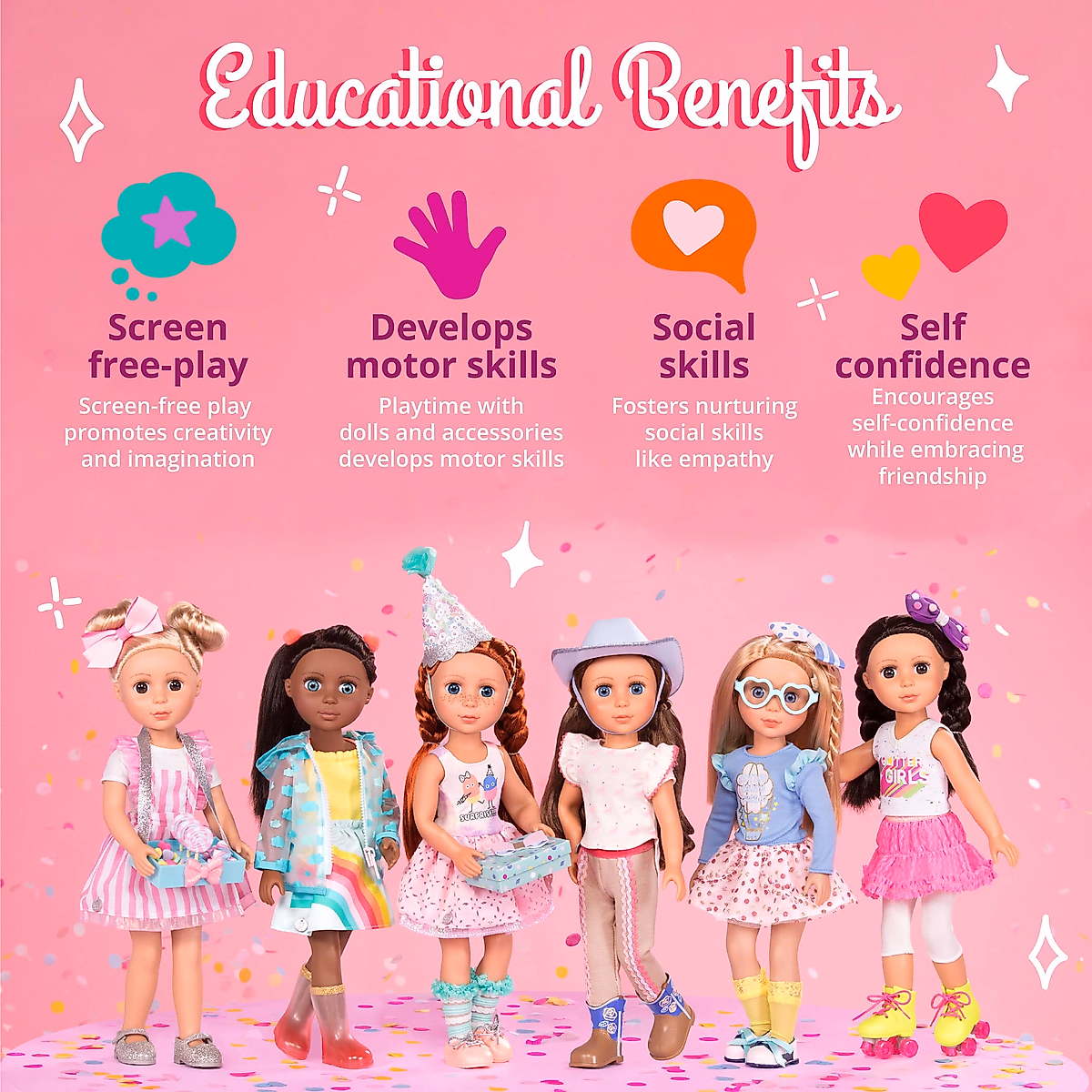 Glitter Girls – Glitter on the Go Shoes Accessory Set – 14-inch Doll Clothes and Accessories for Girls Age 3 and Up – Children’s Toys