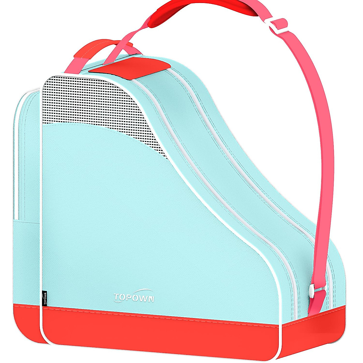 TOPOWN Roller Skates Bag for Men Inline Skate Bag for Women Premium Ice Skate Bag for Child/Adult Up to Size 12(US)