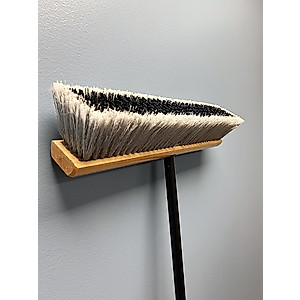 American Select Tubing PBME18001-2 18" Multi-Surface Push Broom with Sturdy Extendable Handle (2 Pack)