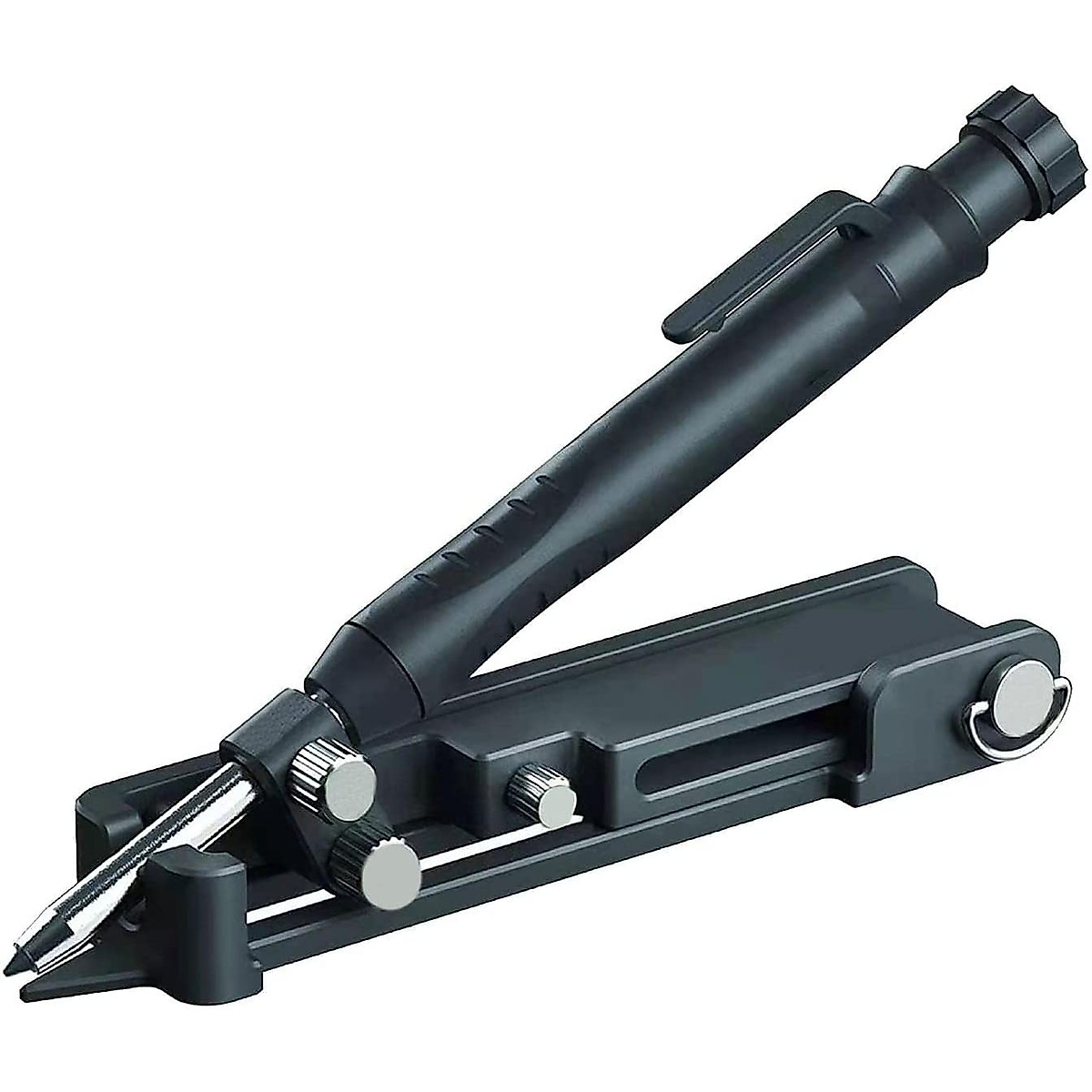 Versatile Scribing Tool, Scribing Tool with Deep Hole Carpenter Tracer Pencil for Woodworking Scribing Tool Wood Scribing Tool Construction Floor Corner Measurement tool