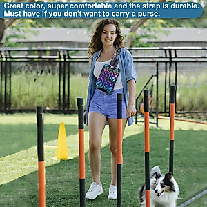 GBLQ PLUS Sling Bags, Iridescent Crossbody Shoulder Puffer Backpack for Women Men Kids, Travel Hiking Small Chest Daypack (Metallic Blue)